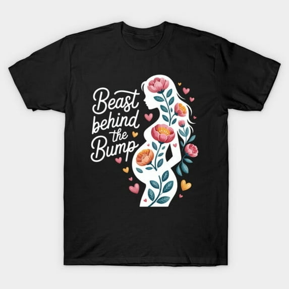 Beast Behind The Bump Dad Father Husband Baby Funny Design, H10597 ...