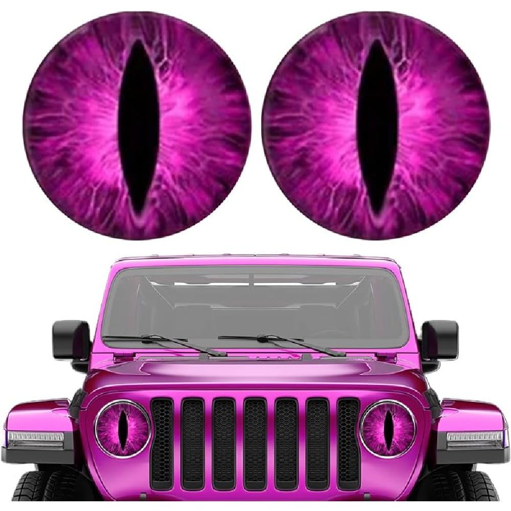 Beast Eyes Headlight Decals, 2024 New Eye Decals for Jeep Headlights ...