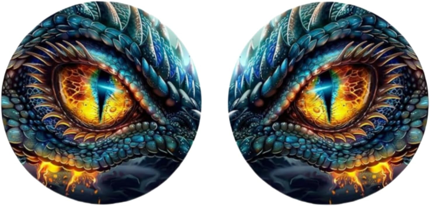 Beast Eyes Headlight Decals, 8Inch Eye Decals for Jeep Headlights Pair ...