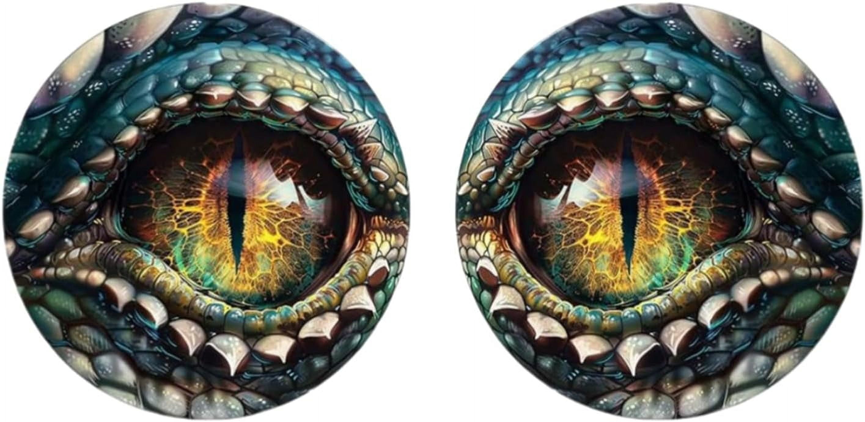 Beast Eyes Headlight Decals, Eye Decals for Jeep Headlights Pair, 3D ...