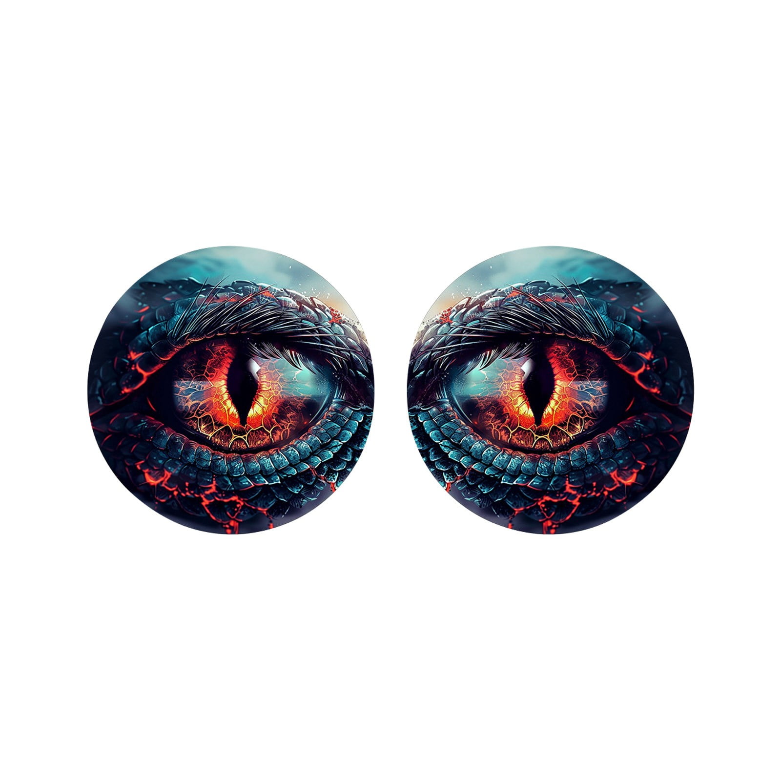 Beast Eyes Headlight Decals Pair, Car Body Window Bumper Decoration ...