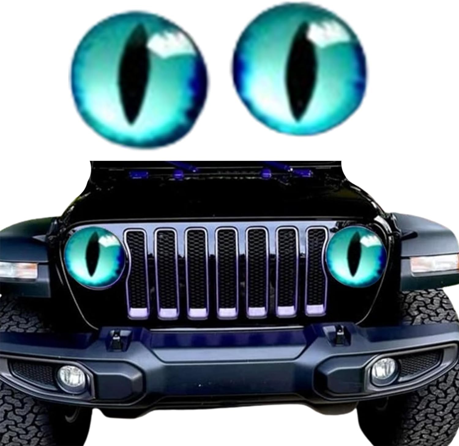 Beast Eyes Headlight Decals Pair, Funny Decals for Truck Car Body ...