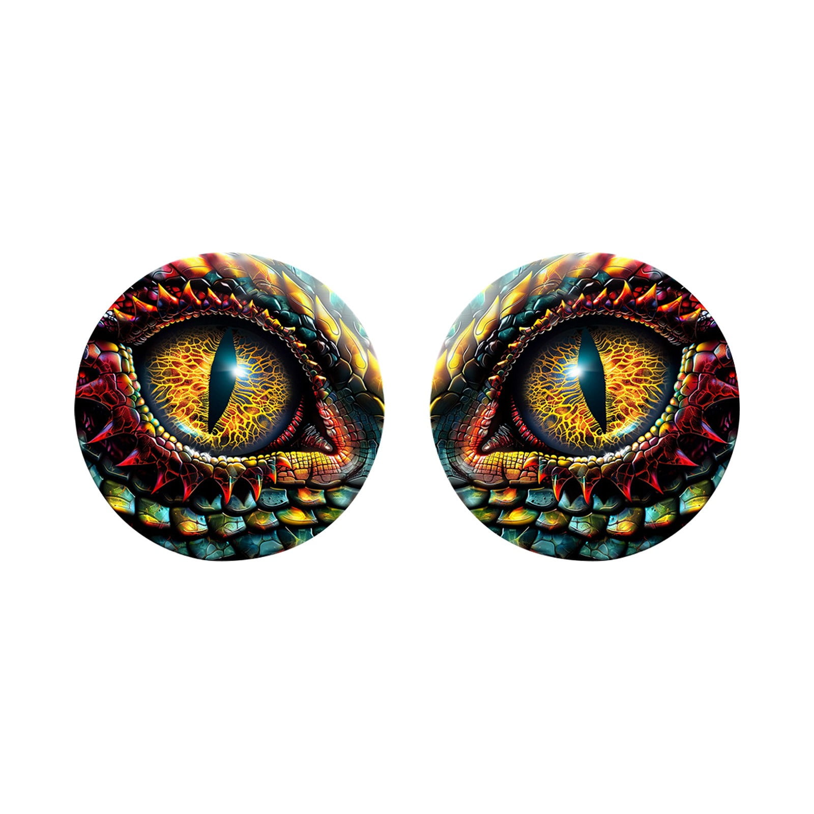 Beast Eyes Headlight Decals Pair, Round Eye Headlight Decal, Beast ...