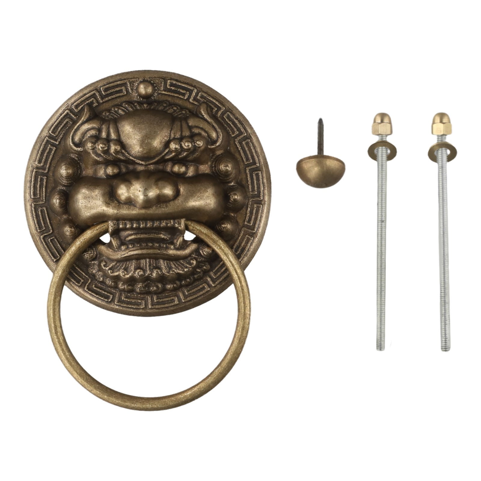 Beast Head Door Ring Antique Door Handle Antique Bronze Finish ...