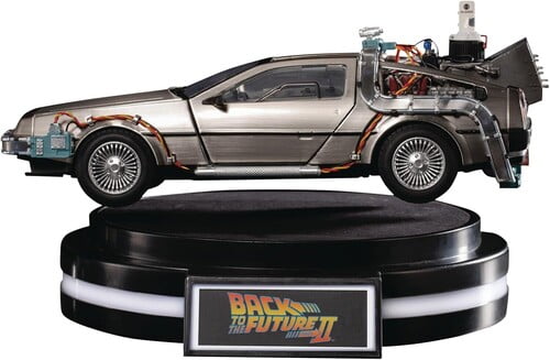 Beast Kingdom's Back to the Future II Delorean Floating Time Machine ...
