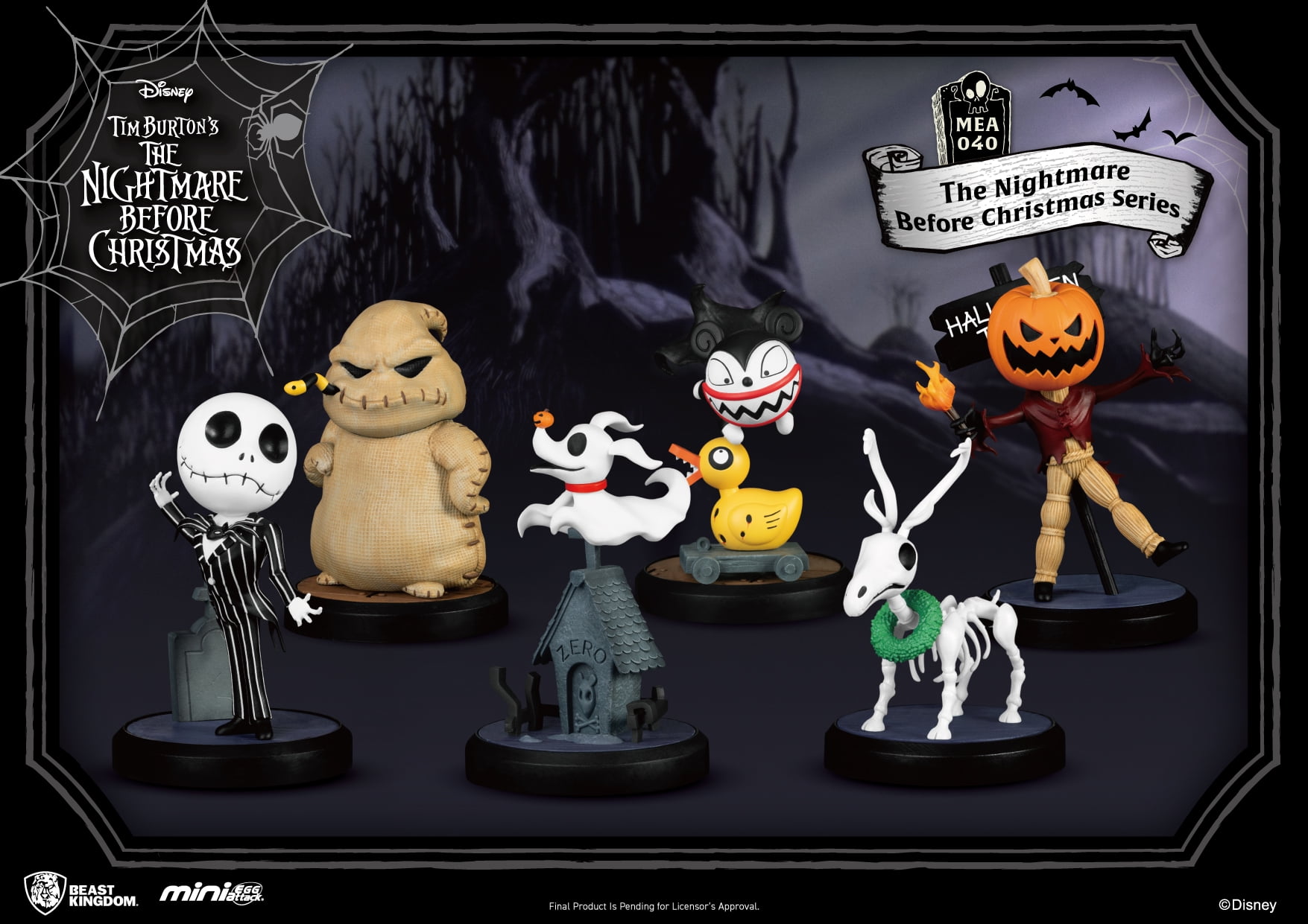 Beast Kingdom MEA-040SET The Nightmare Before Christmas Series Set ...