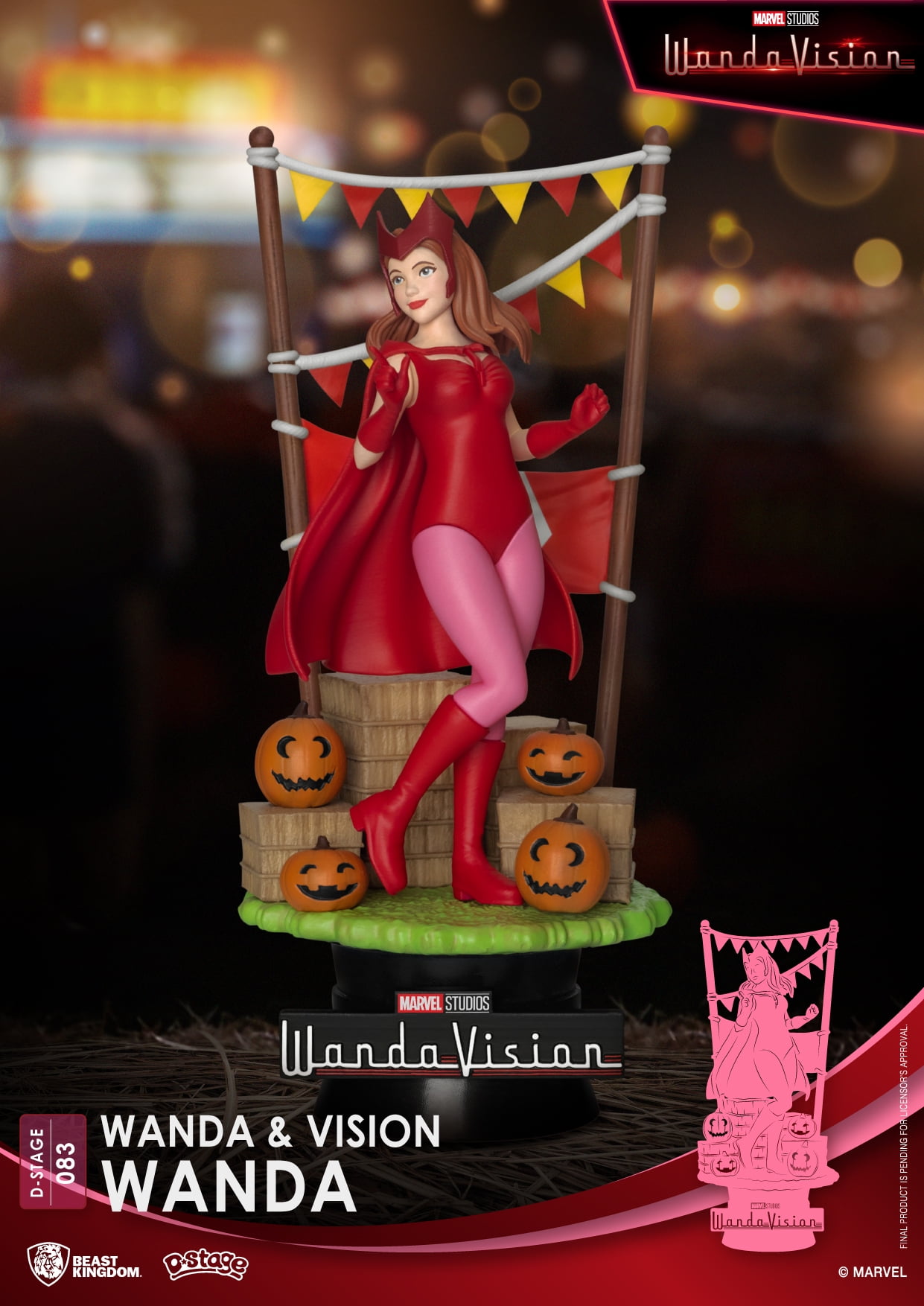 Beast Kingdom - Wandavision DS-083 Wanda D-Stage Statue [COLLECTABLES ...
