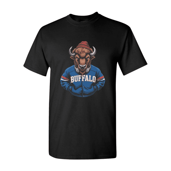 Beast Mode Football Buffalo Bison Graphic Style Unisex T-Shirt, for men ...