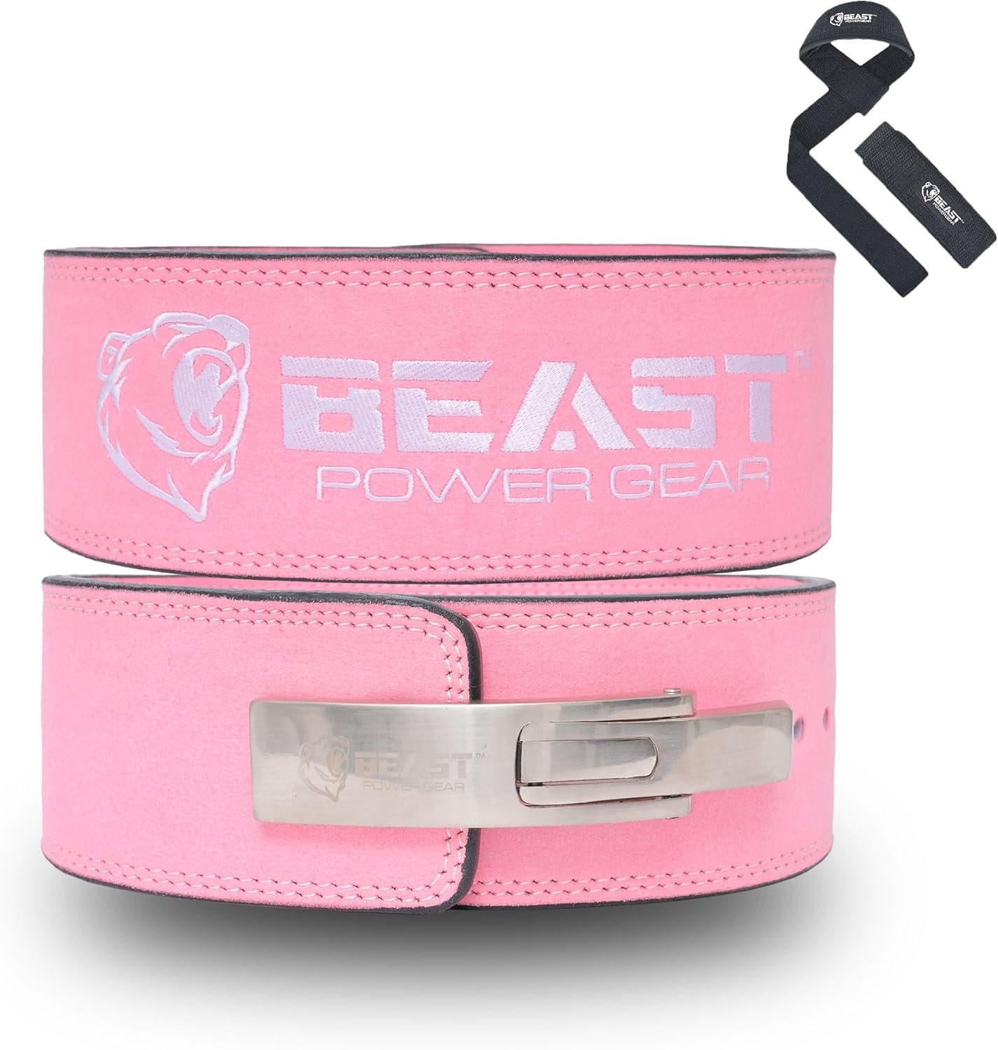 Beast Power Gear Weight Lifting Belt with Free Strap - 4 Inches Wide ...