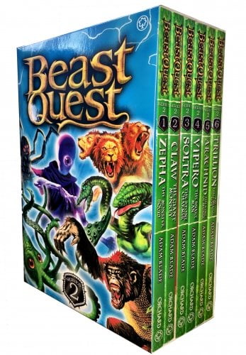 Beast Quest Box Set Series 2 The Golden Armour 6 Books Collection Set ...