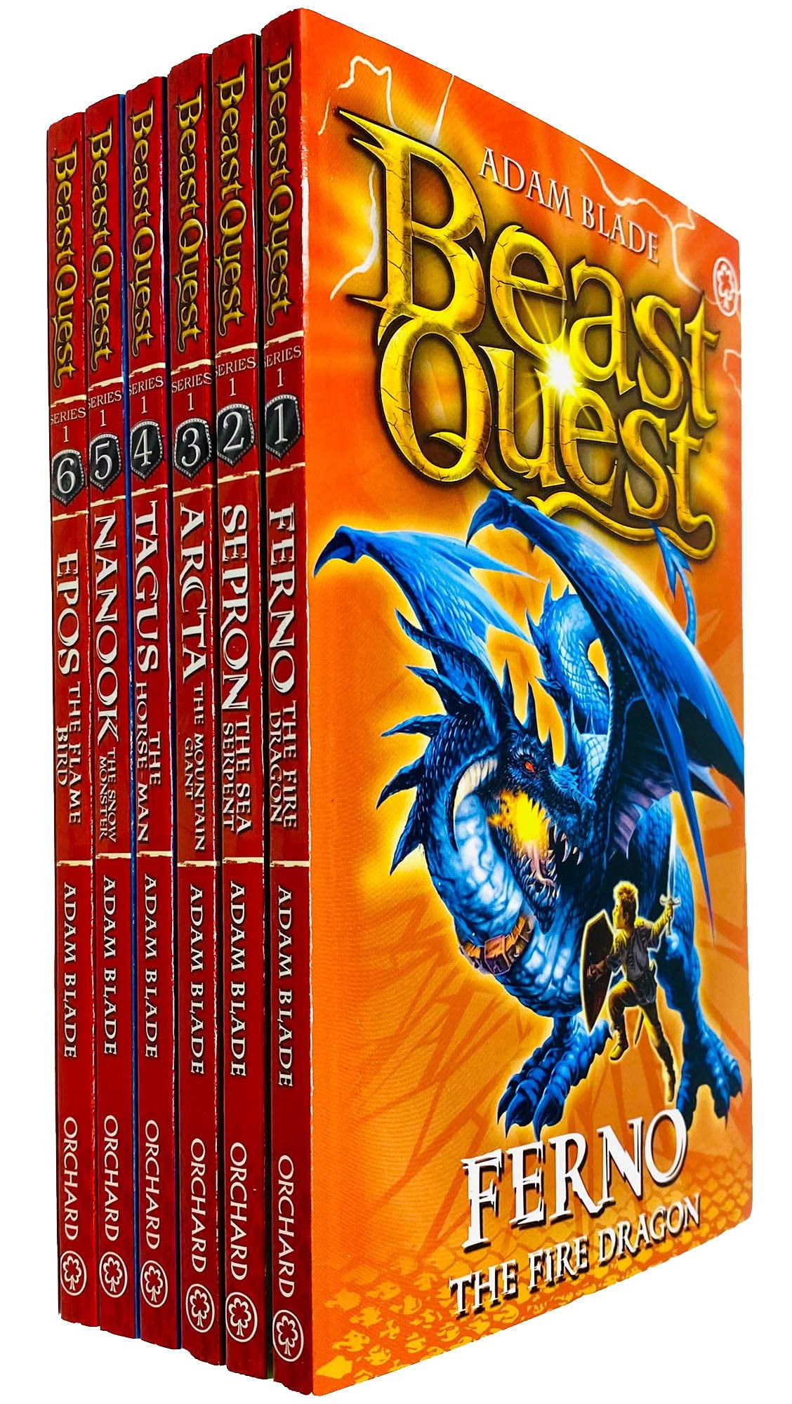 Beast Quest Series 1 Collection 6 Books Set By Adam Blade - Walmart.com