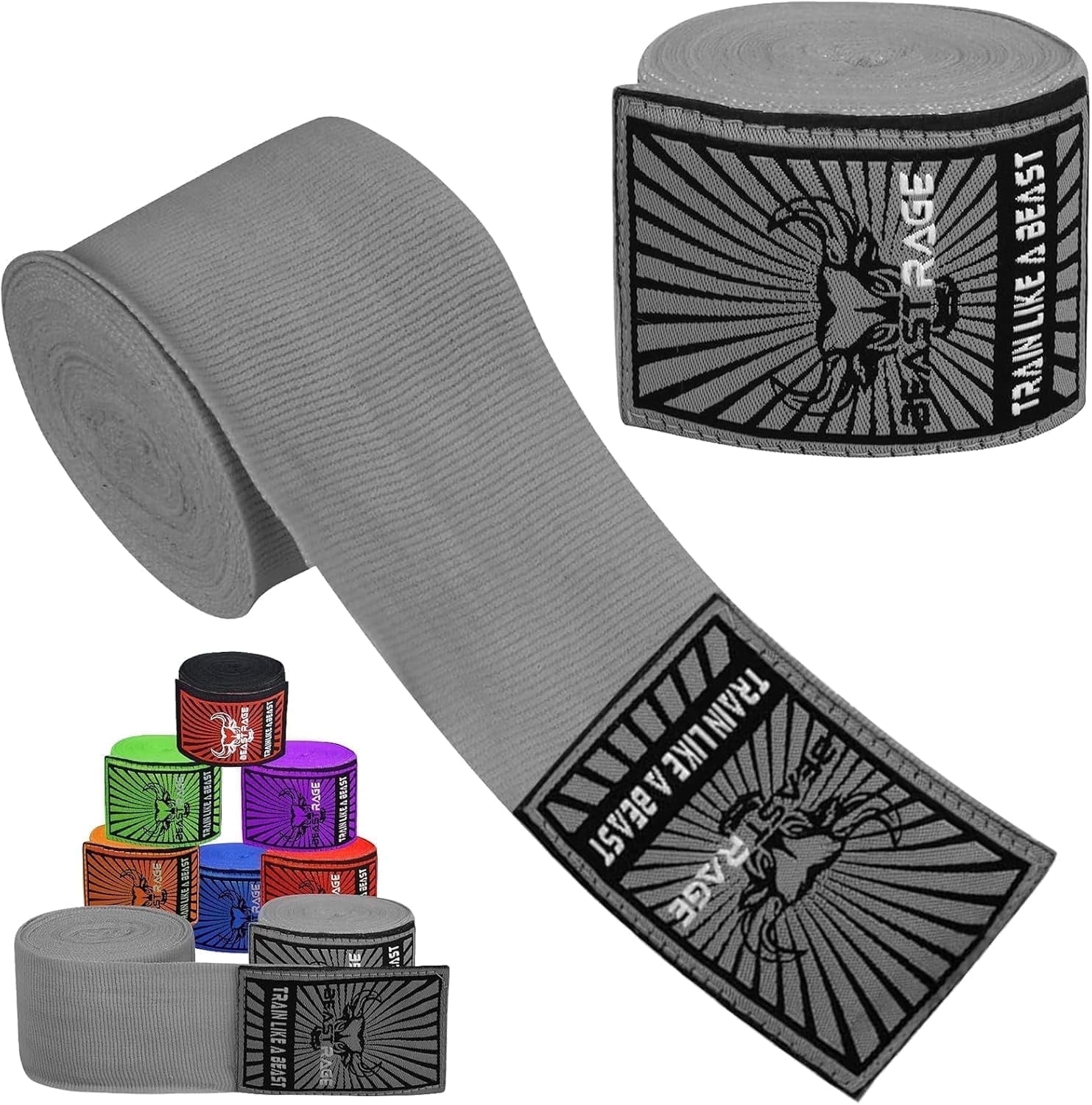 BEAST RAGE Boxing Hand Wraps Men Protection MMA Support Inner Gloves ...