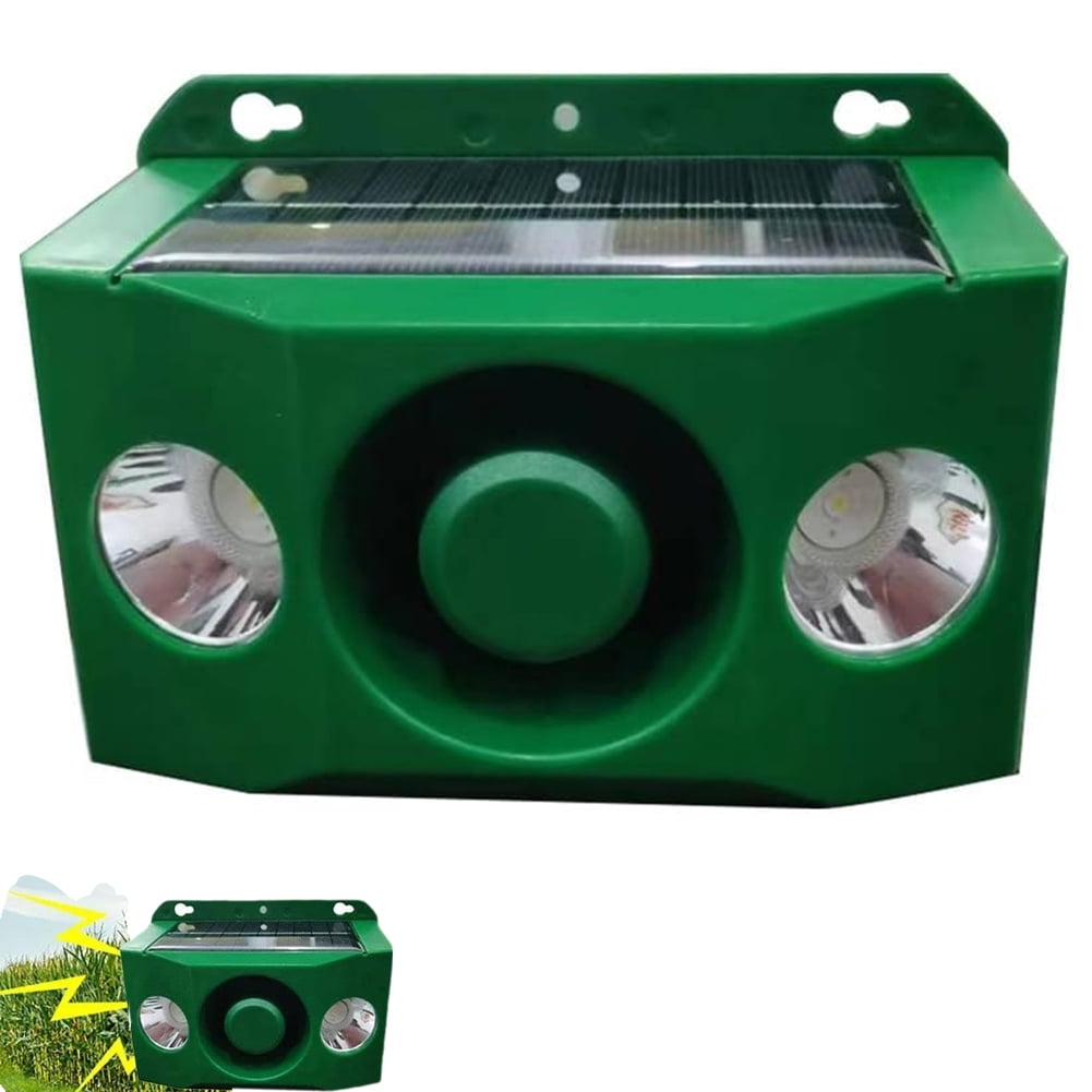 Beast Repellent Solar Warning Lights with Loud Volume, Solar Warning ...
