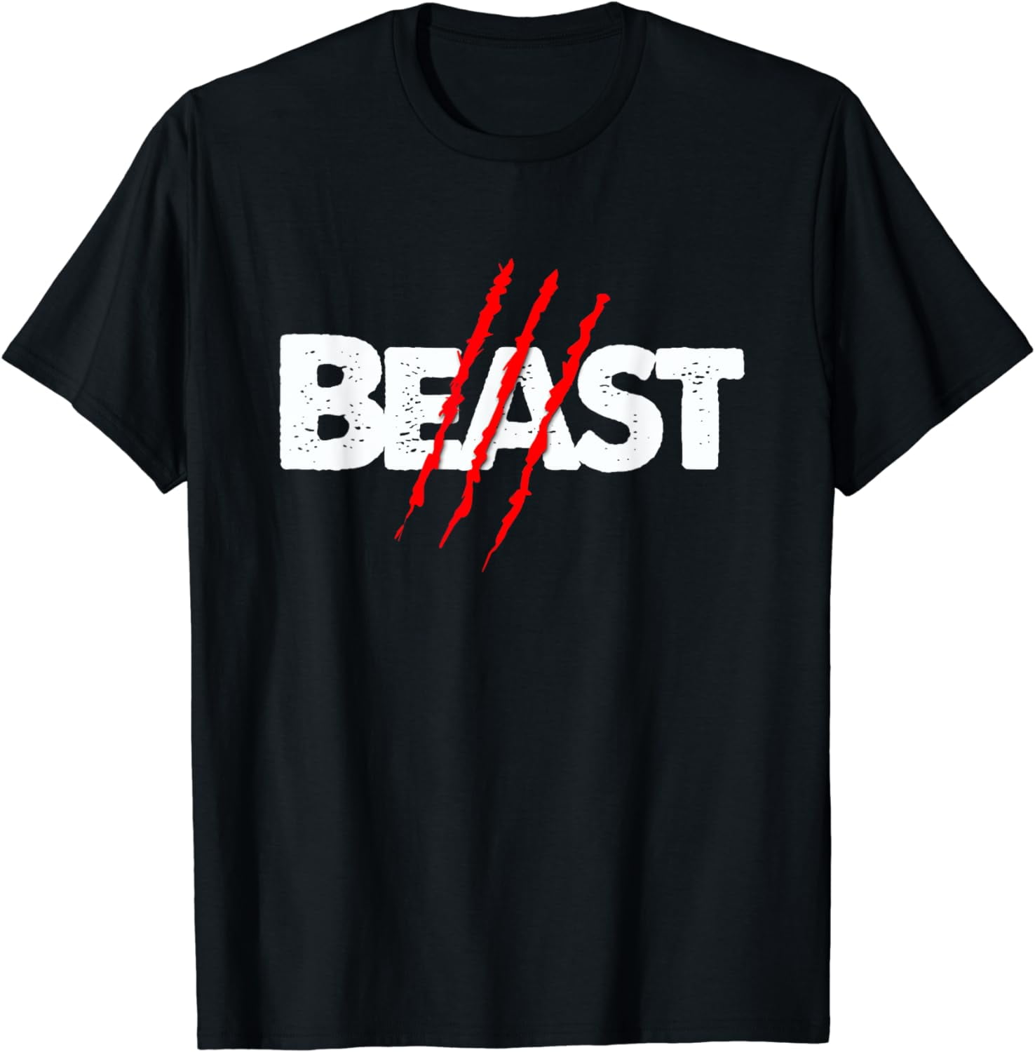 Beast Scratch Funny Creative Graphic T-Shirt - Walmart.com