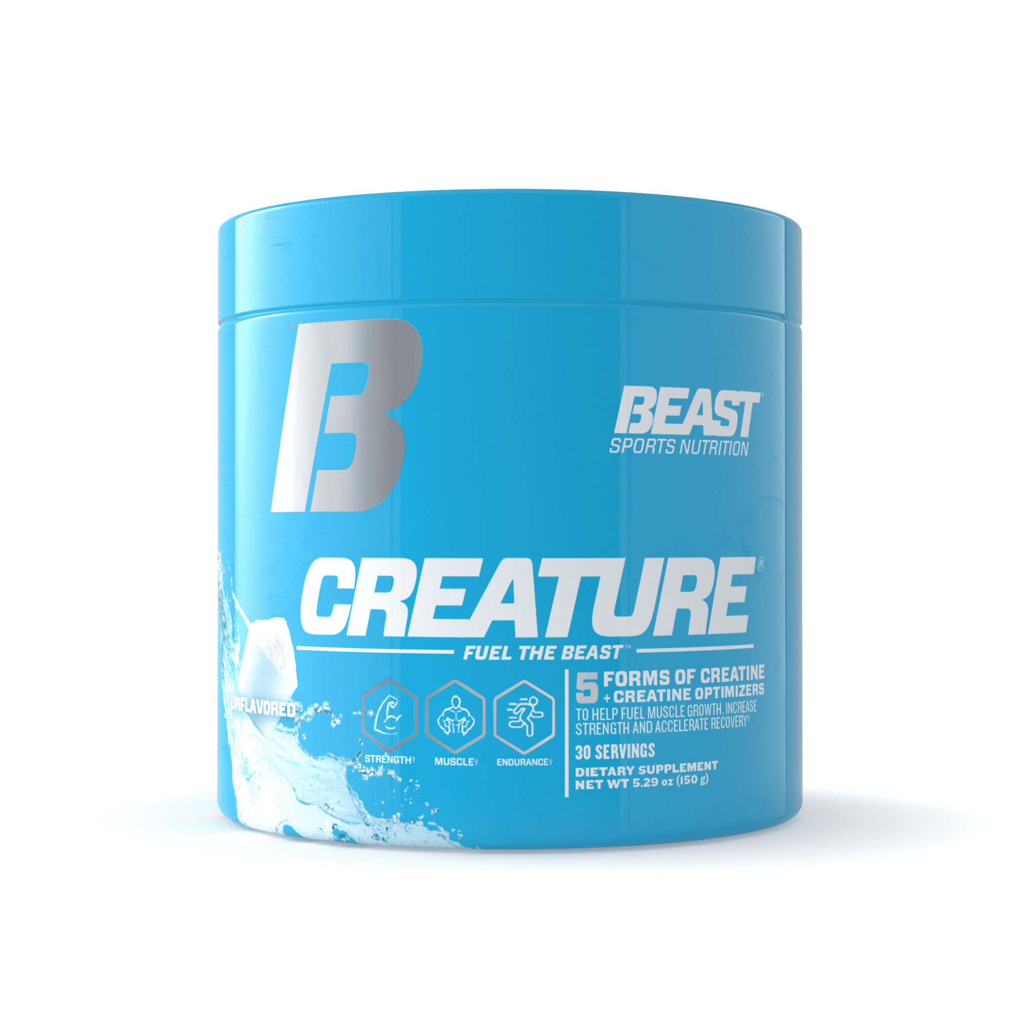 Beast Sports Creature Creatine Powder for Muscle Building & Performance ...