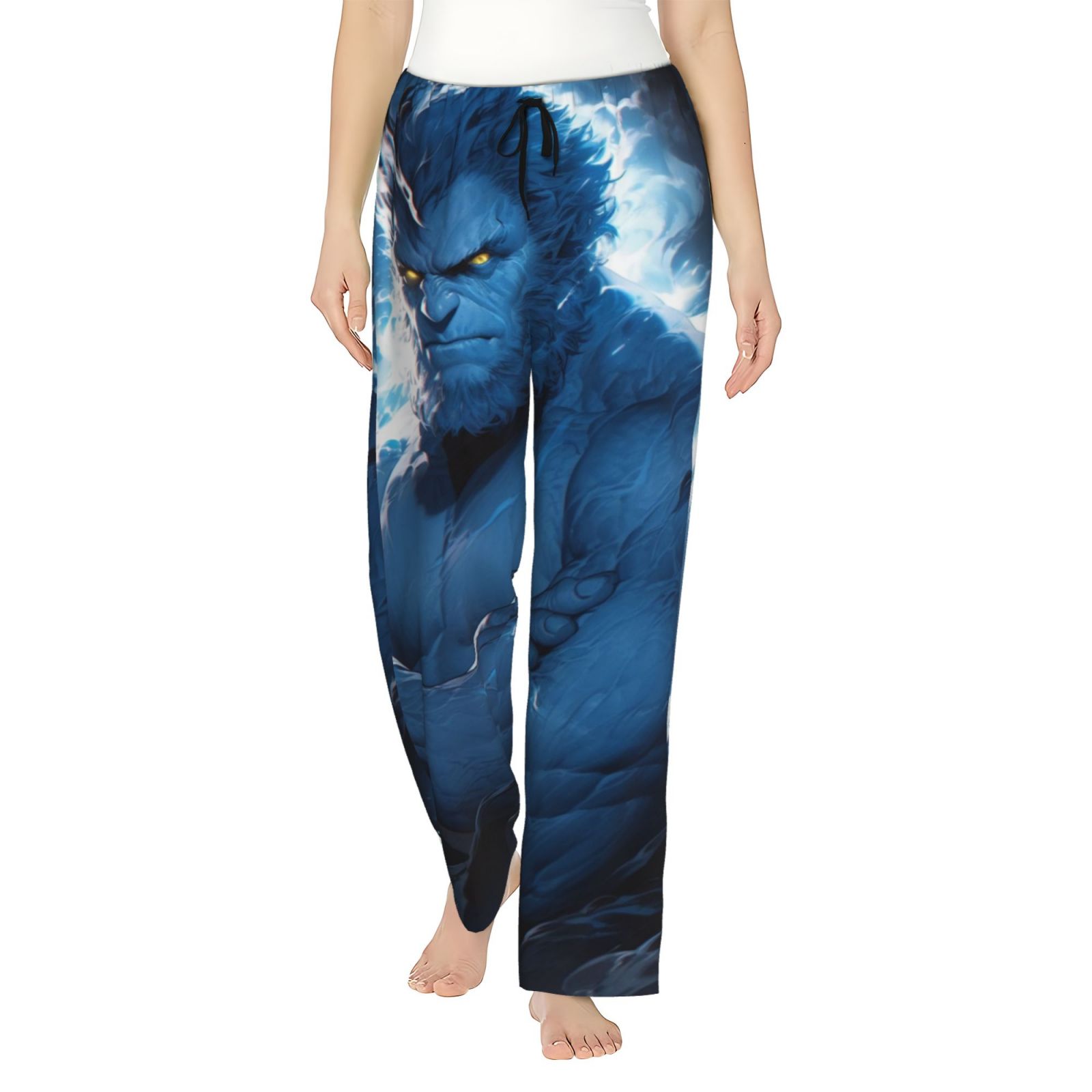 Beast Women's Pajama Pants Ultra Soft Comfy Sleep Lounge Pants Cartoon ...
