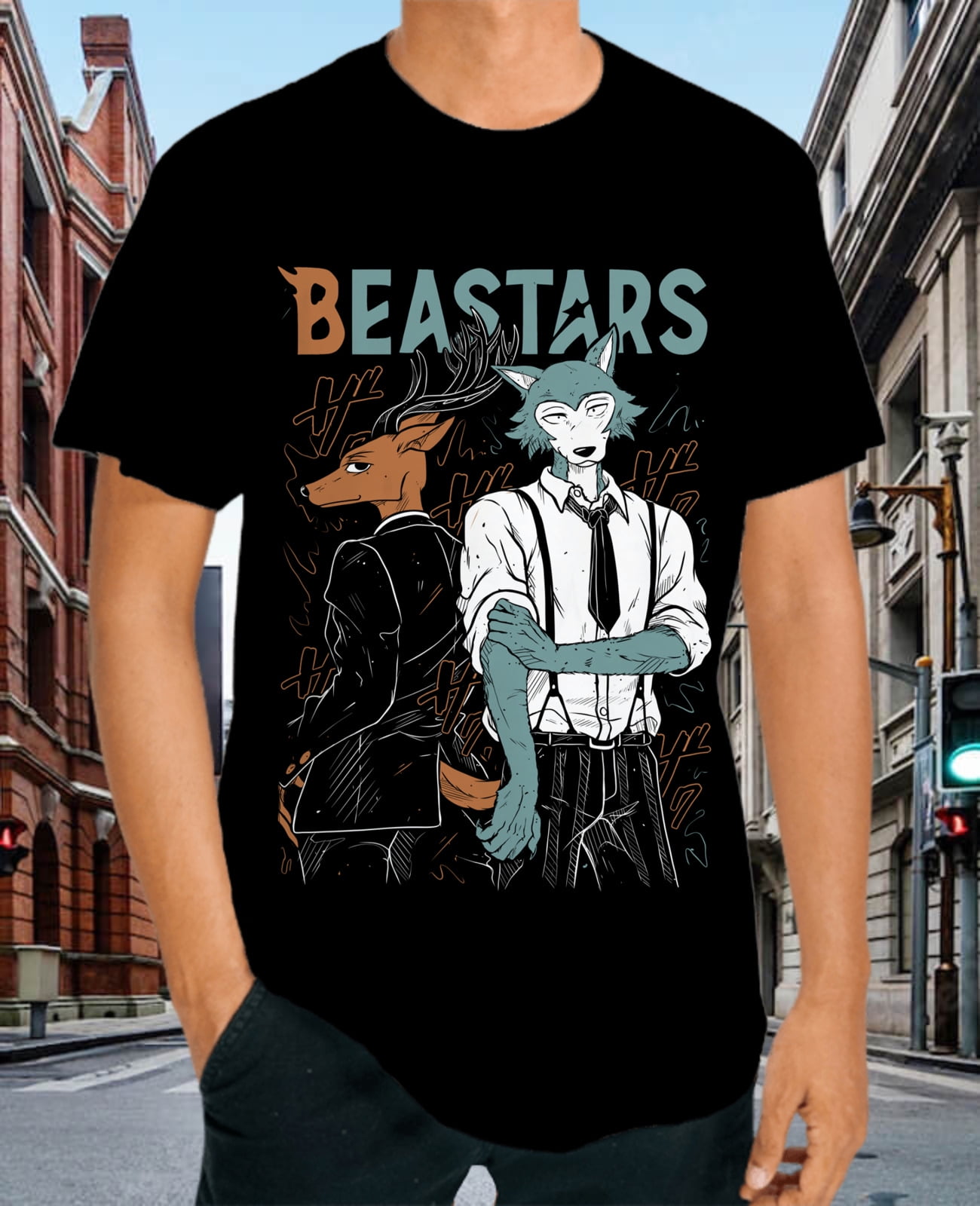 Beastars Legoshi Beastars Shirt Girl Anime Japanaise Style Gifts Shirt ...