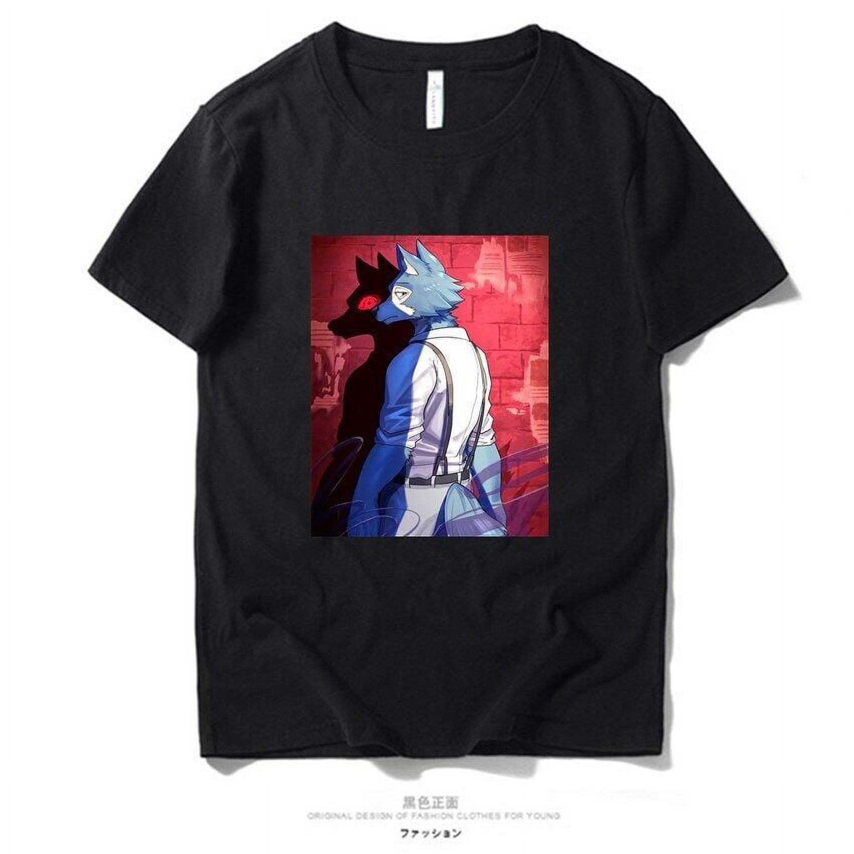 Beastars Legoshi Regoshi Printed Unisex T-Shirts 100% Cotton - Walmart.com
