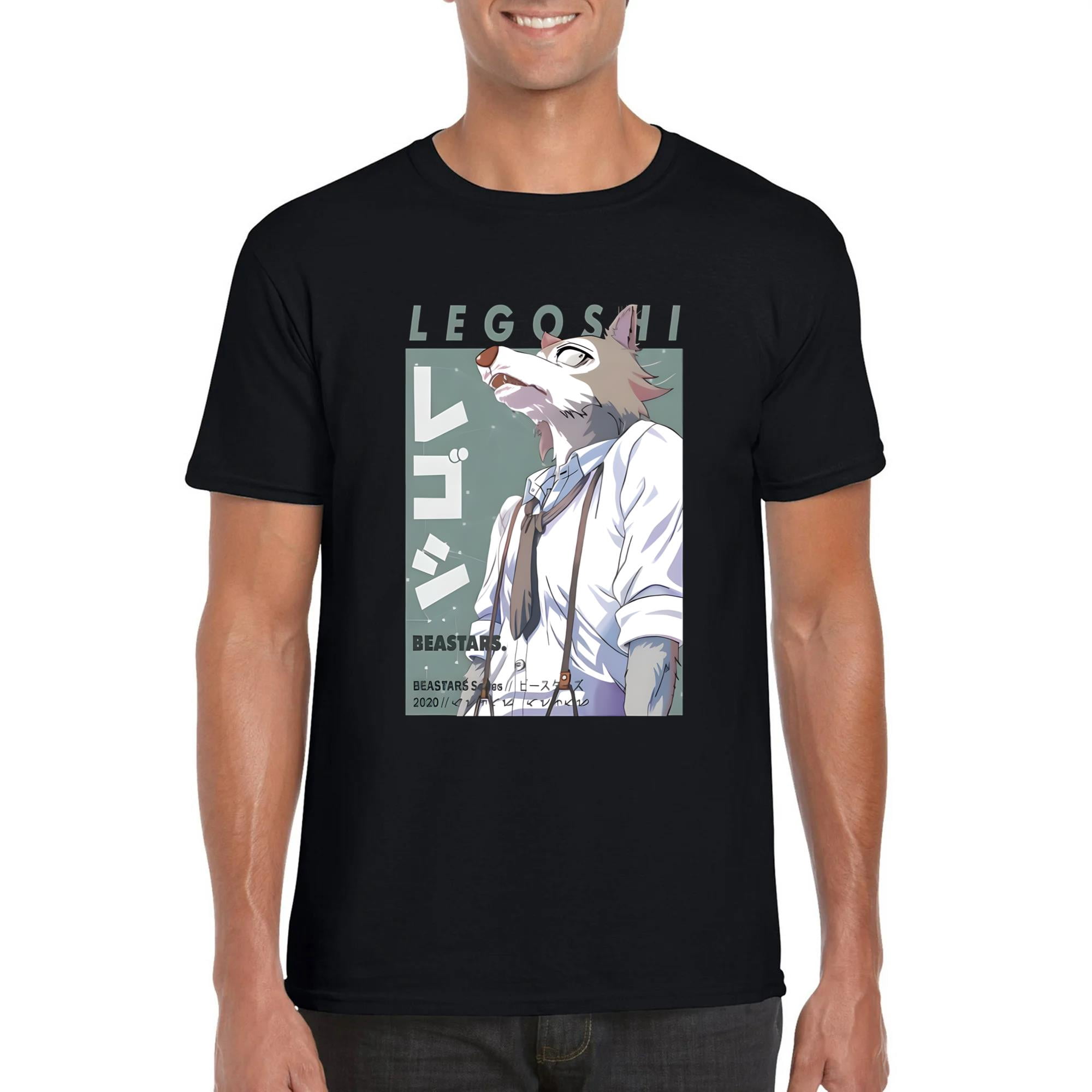Beastars Legoshi Wolf Japanese Anime Manga Fan Art Graphic Unisex T ...