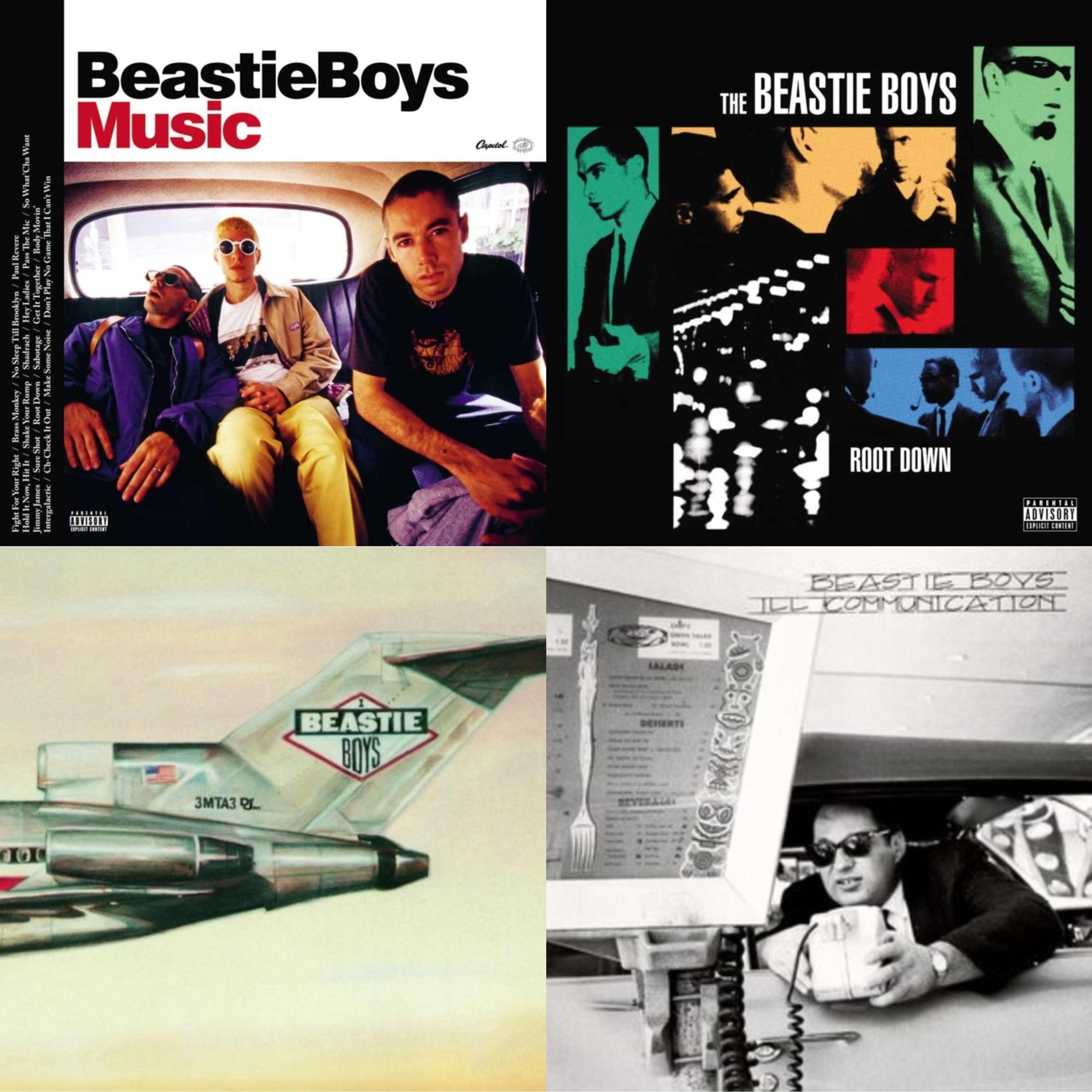 Beastie Boys Music (2LP) & Root Down Ep & Licensed To Ill (30Th ...