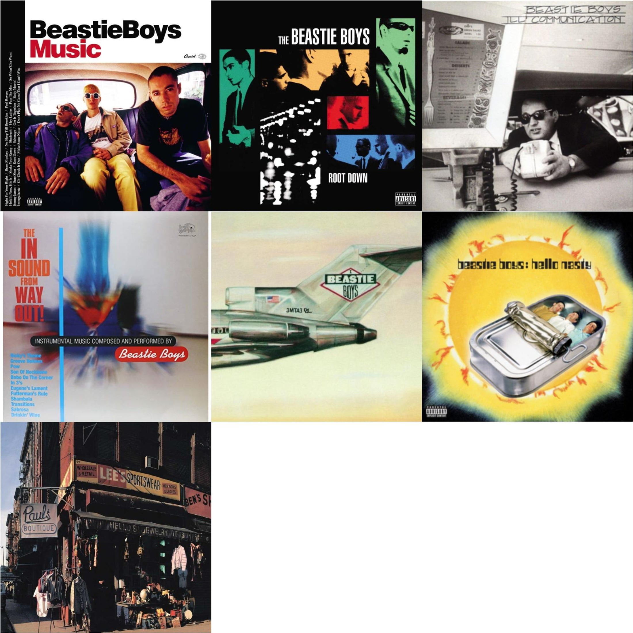 Beastie Boys Music (2LP) & Root Down Ep & Ill Communication & In Sound ...