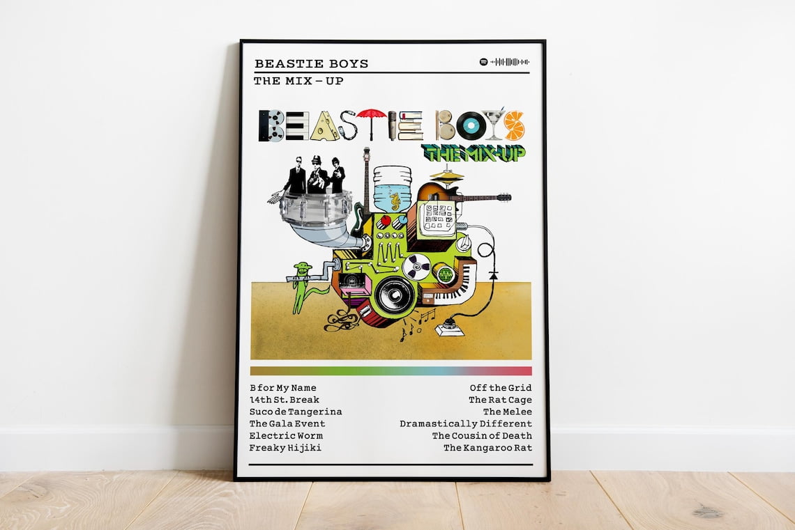 Beastie Boys 'The Mix Up' Album : Matte Finish Wall Art #686, Unframed ...