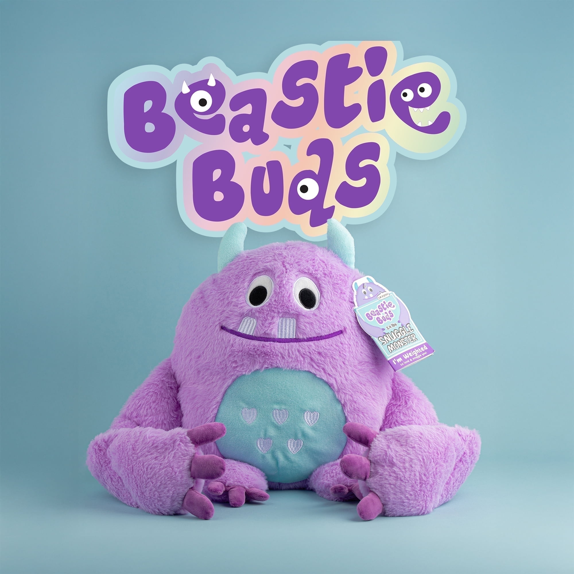 Beastie Buds Weighted Stuffed Monsters Huggable 2.25lb Weighted Plush ...