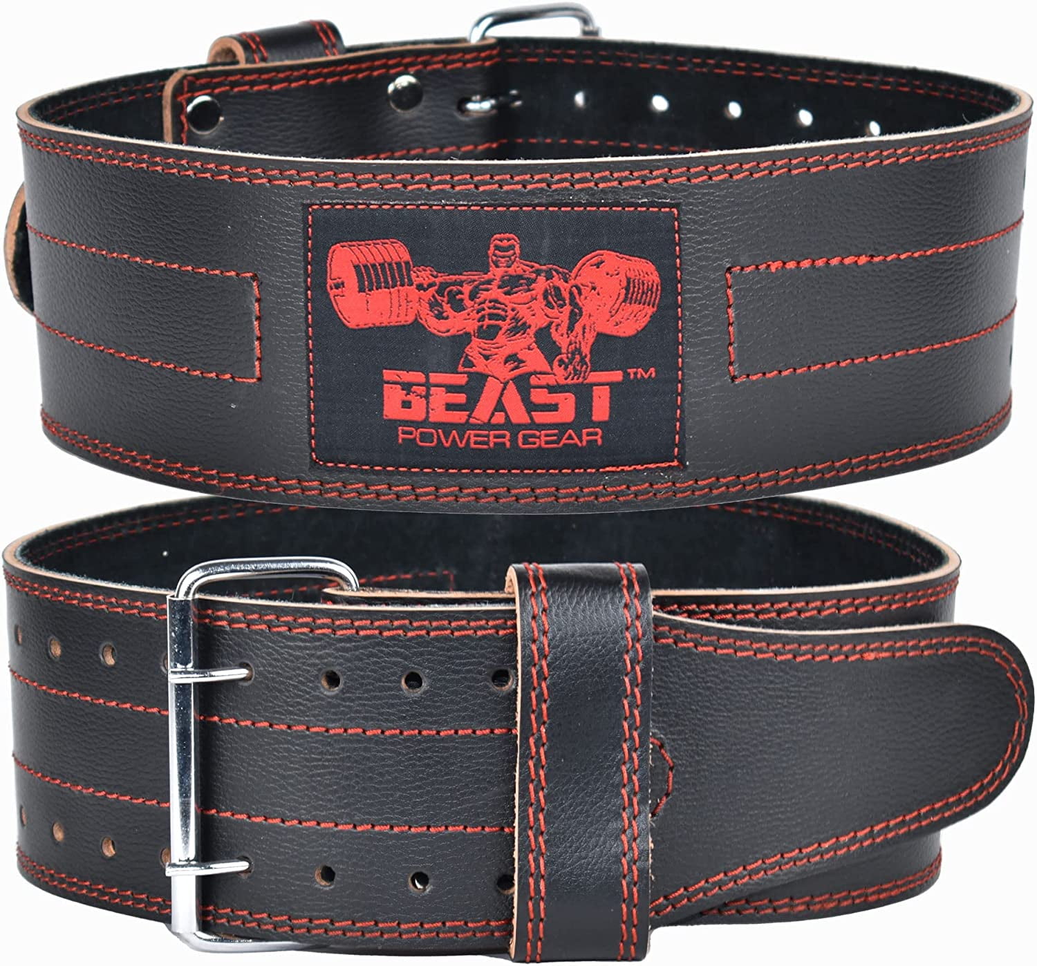 Beastpowergear Weight Lifting Belt for Men & Women Powerlifting Leather ...