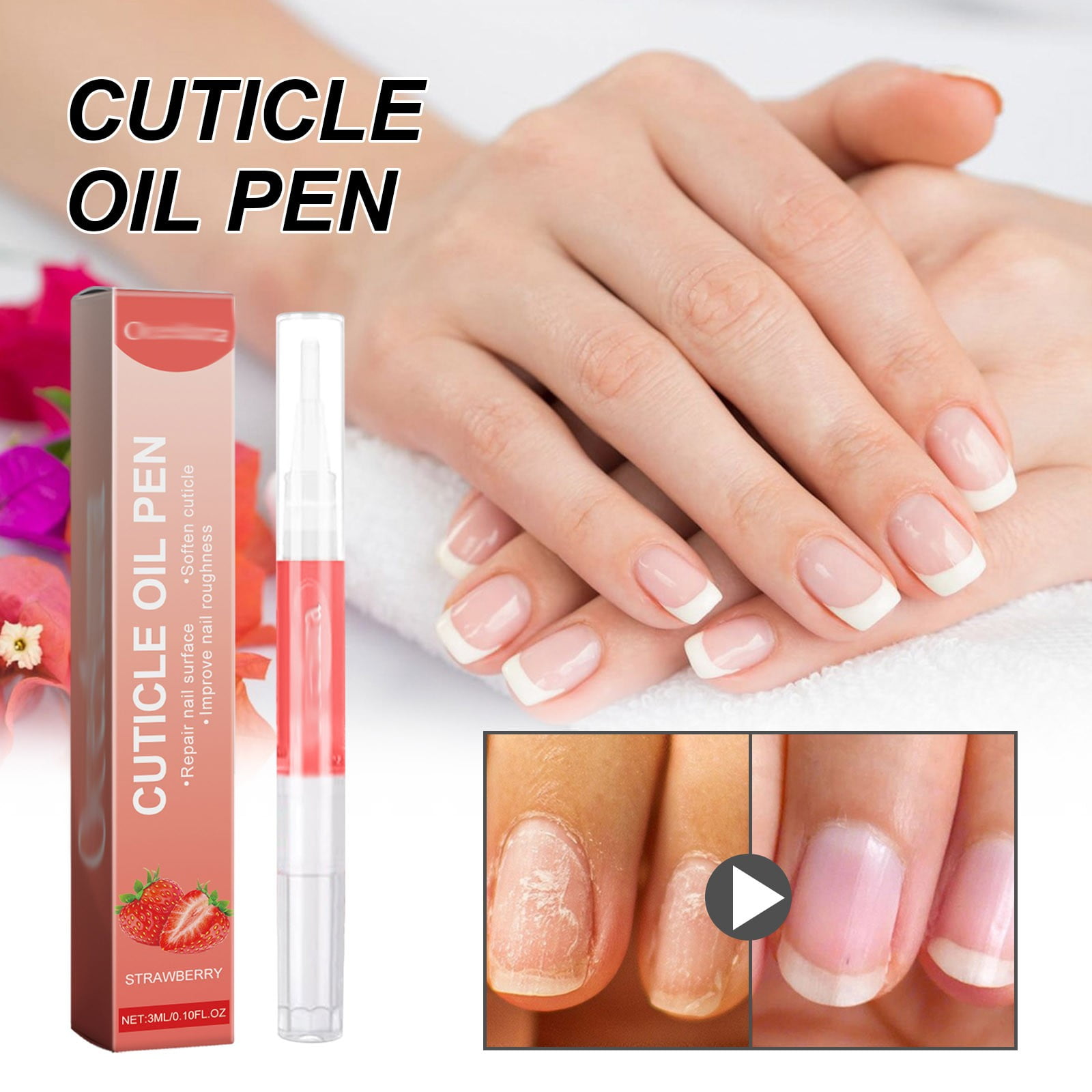 Beastres Nail Care Natural Cuticle Oil Pen: 6 Colors Revitalizing ...