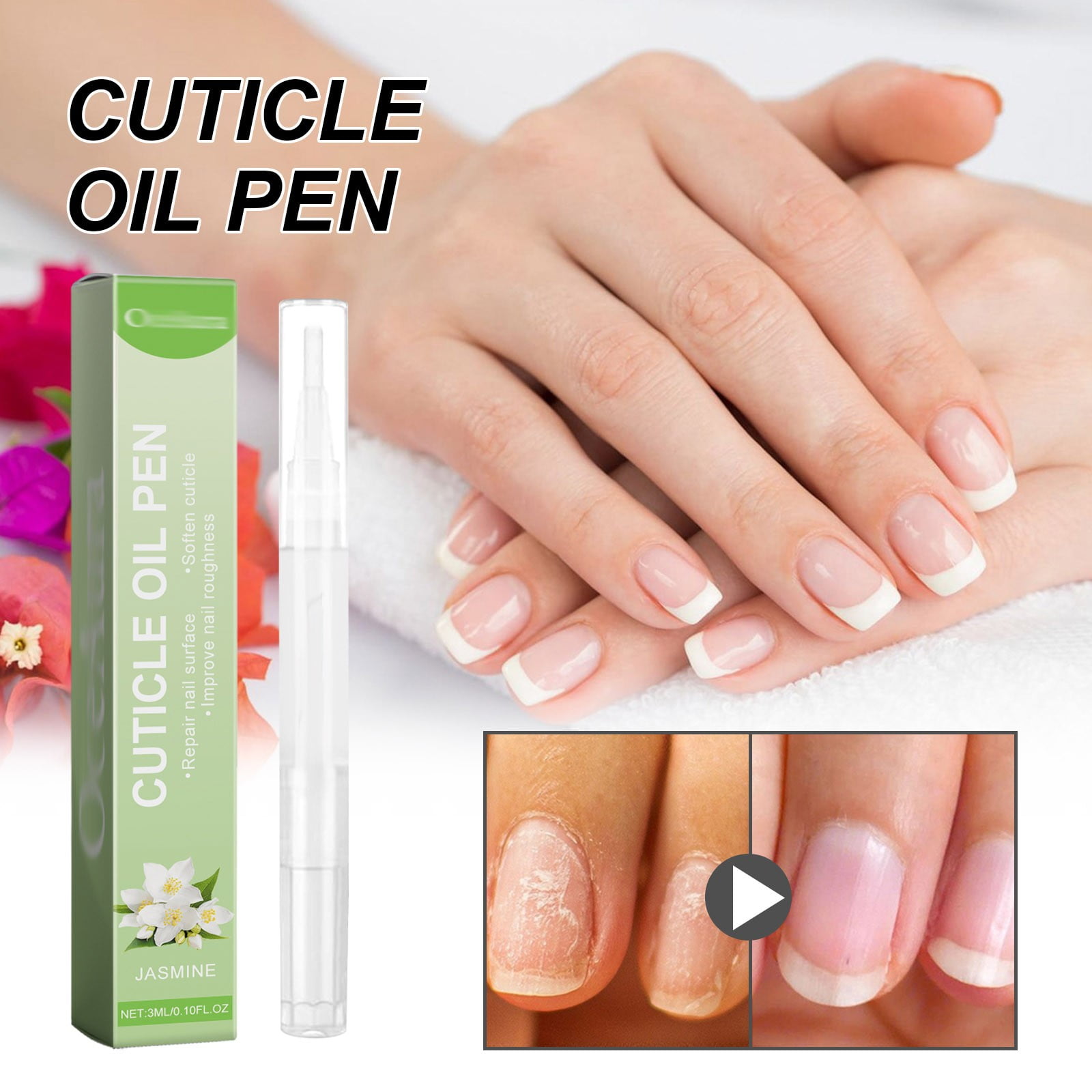 Beastres Nail Care Natural Cuticle Oil Pen: 6 Colors Revitalizing ...