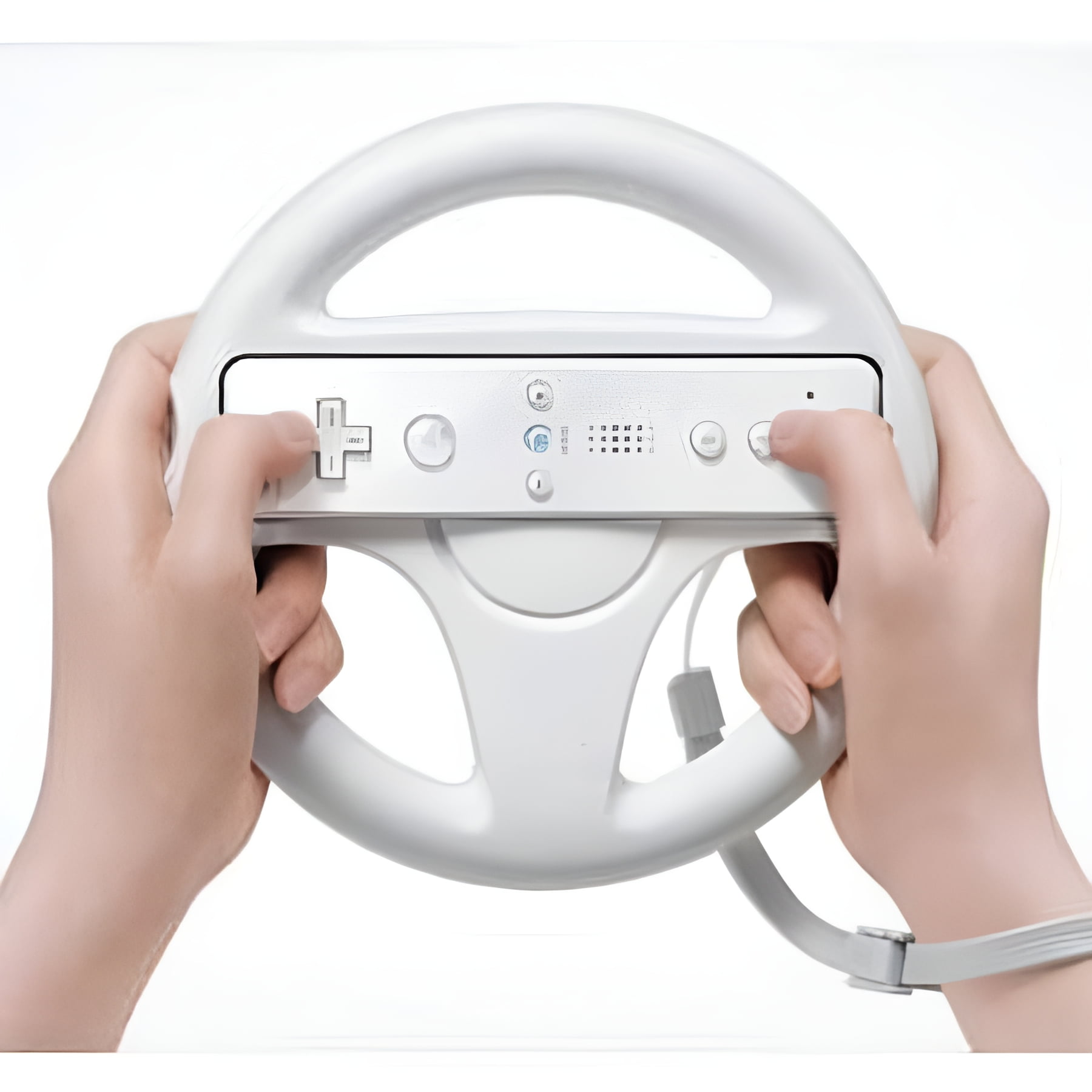 Beastron Mario Kart Driving Steering Wii Console, 2 Pack White Remote ...