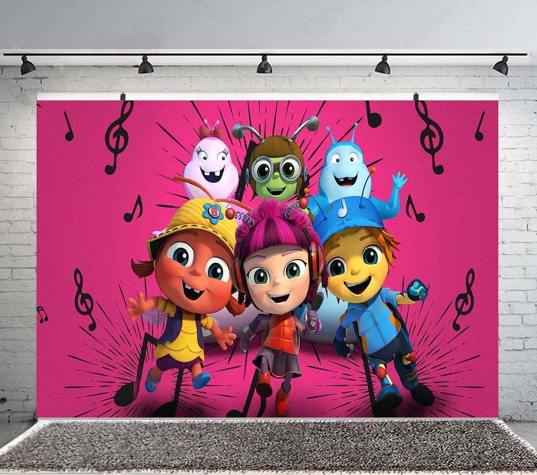 Beat Bugs Backdrop Banner Party Supplies Poster Movie Theme Background ...