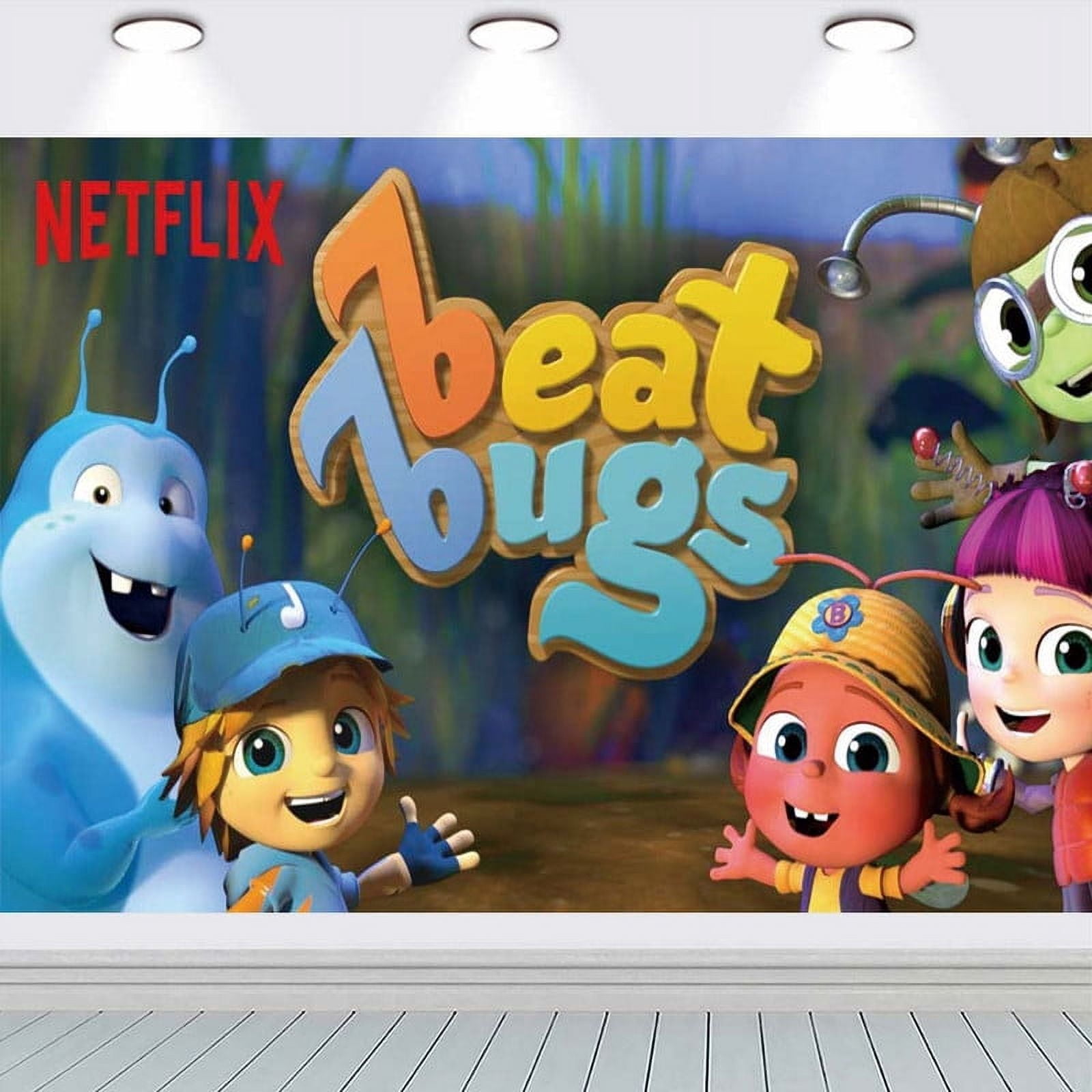 Beat Bugs Party Supplies Backdrop Banner Poster Birthday Decorations ...
