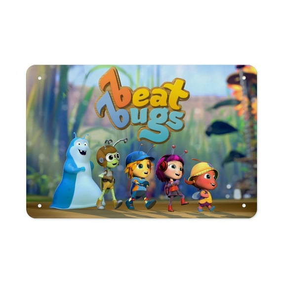 Beat Bugs-theme Metal Sign，Personalized Metal Sign Wall Decor for fans ...