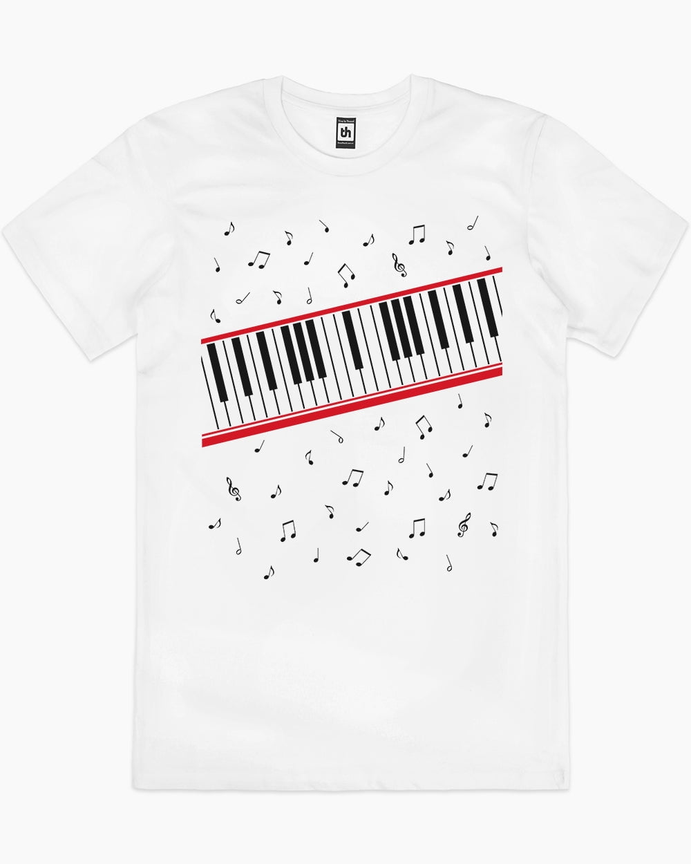 Beat It Piano Keys T-Shirt Australia Online colour_white - Walmart.com