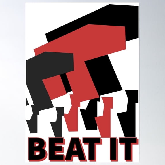 Beat It Poster Wall Art Modern Wall Decor For Living Room Bedroom Art ...