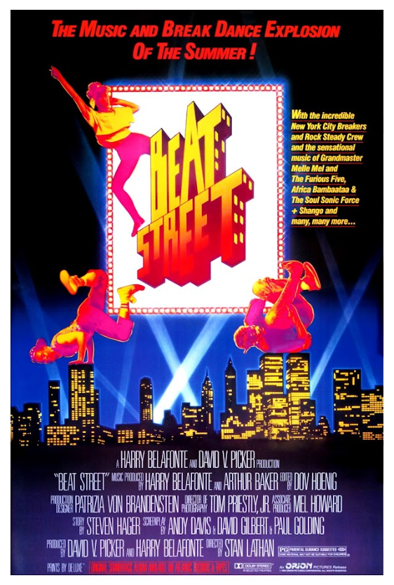 Beat Street 1984 Poster 24x36 - Hip-Hop Culture, Breakdancing, Urban ...