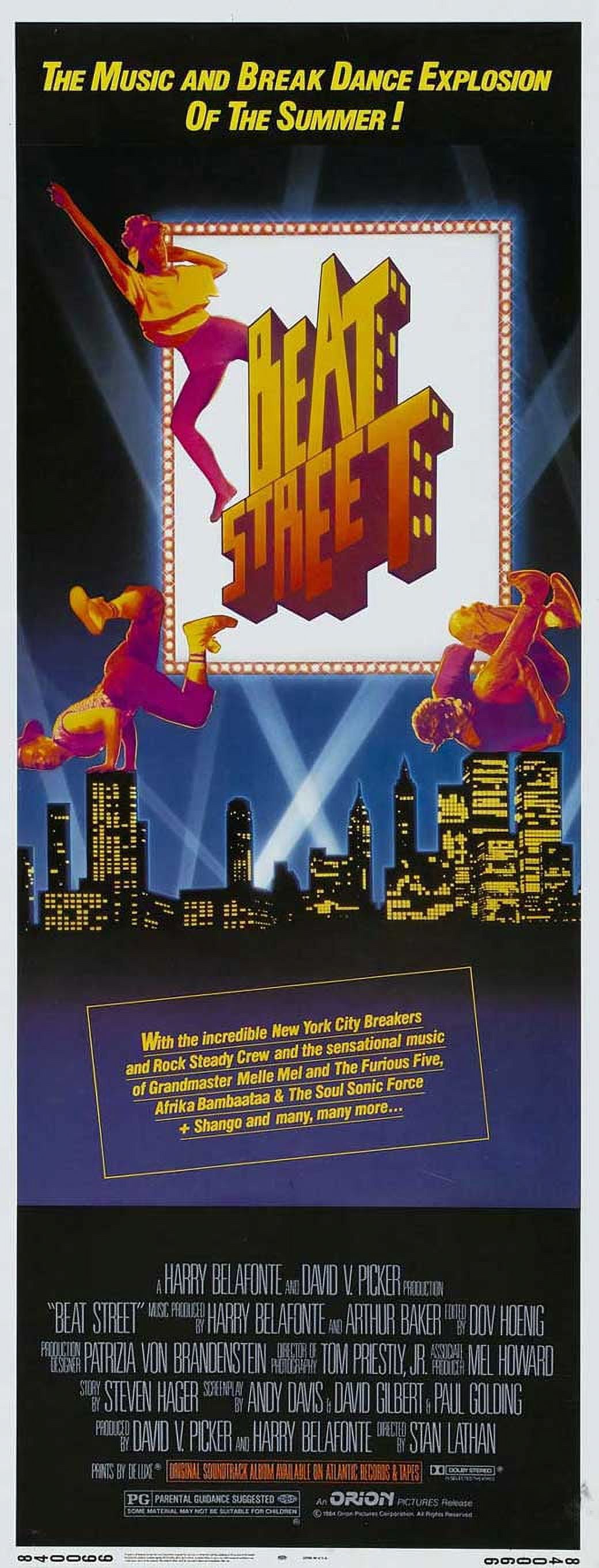Beat Street - movie POSTER (Insert Style A) (14" x 36") (1984 ...