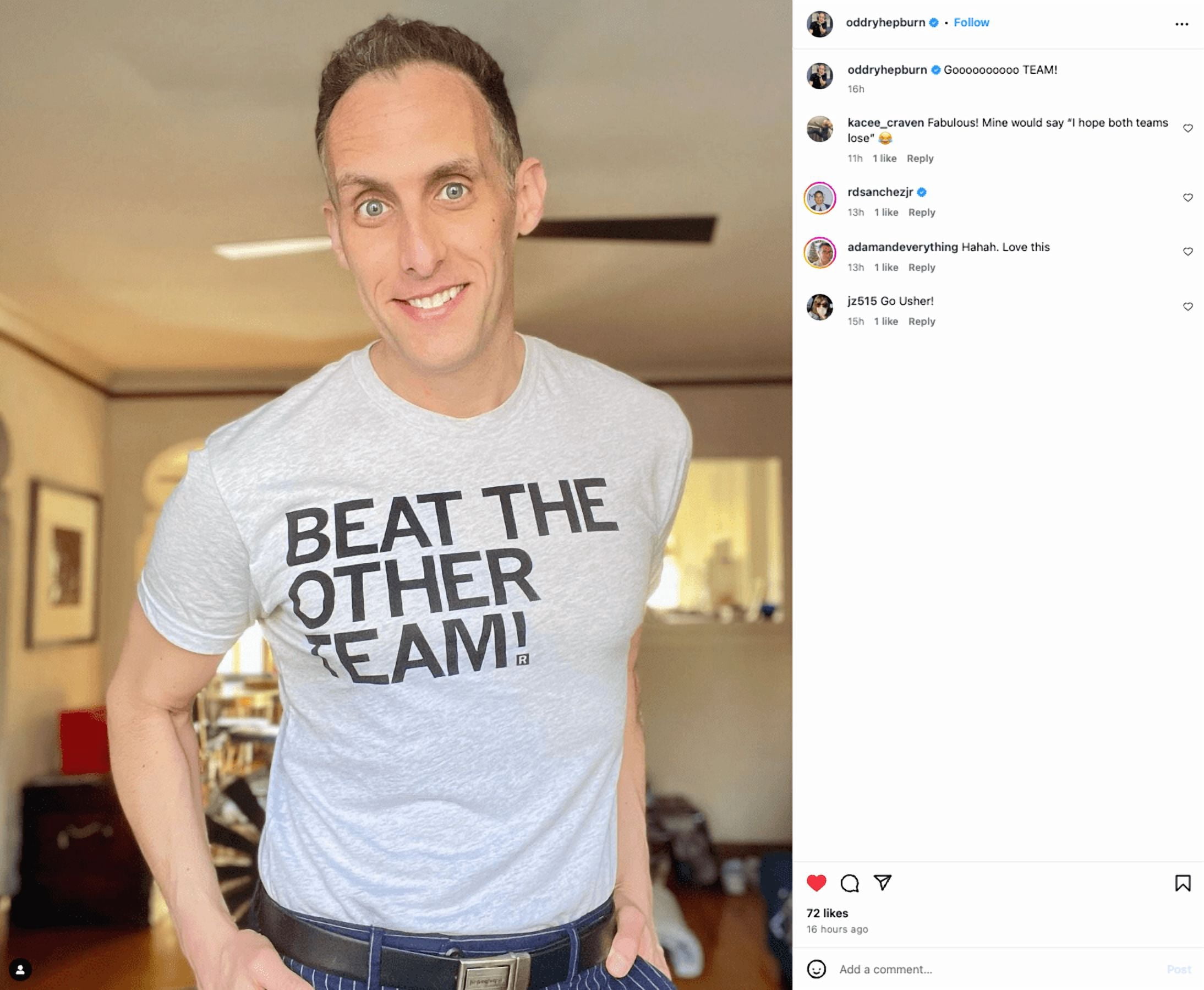 Beat The Other Team Grey Black TShirt Trending Tee Best Gift Shirts ...