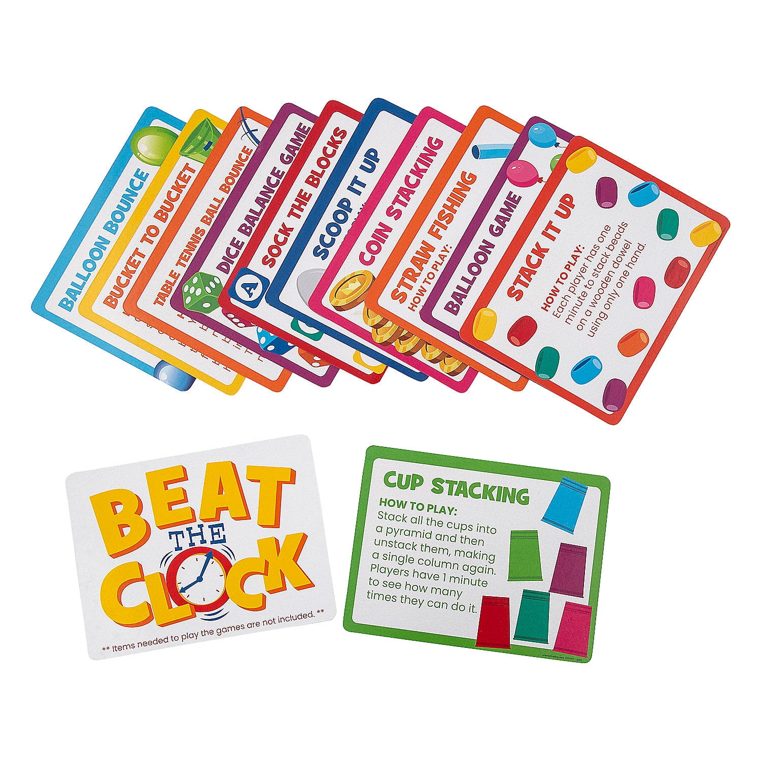 Beat the Clock Game Cards - 12 Pieces - Walmart.com