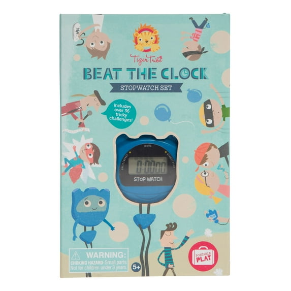 Tiger Tribe: Beat the Clock - Stopwatch Set - Includes 36+ Tricky ...