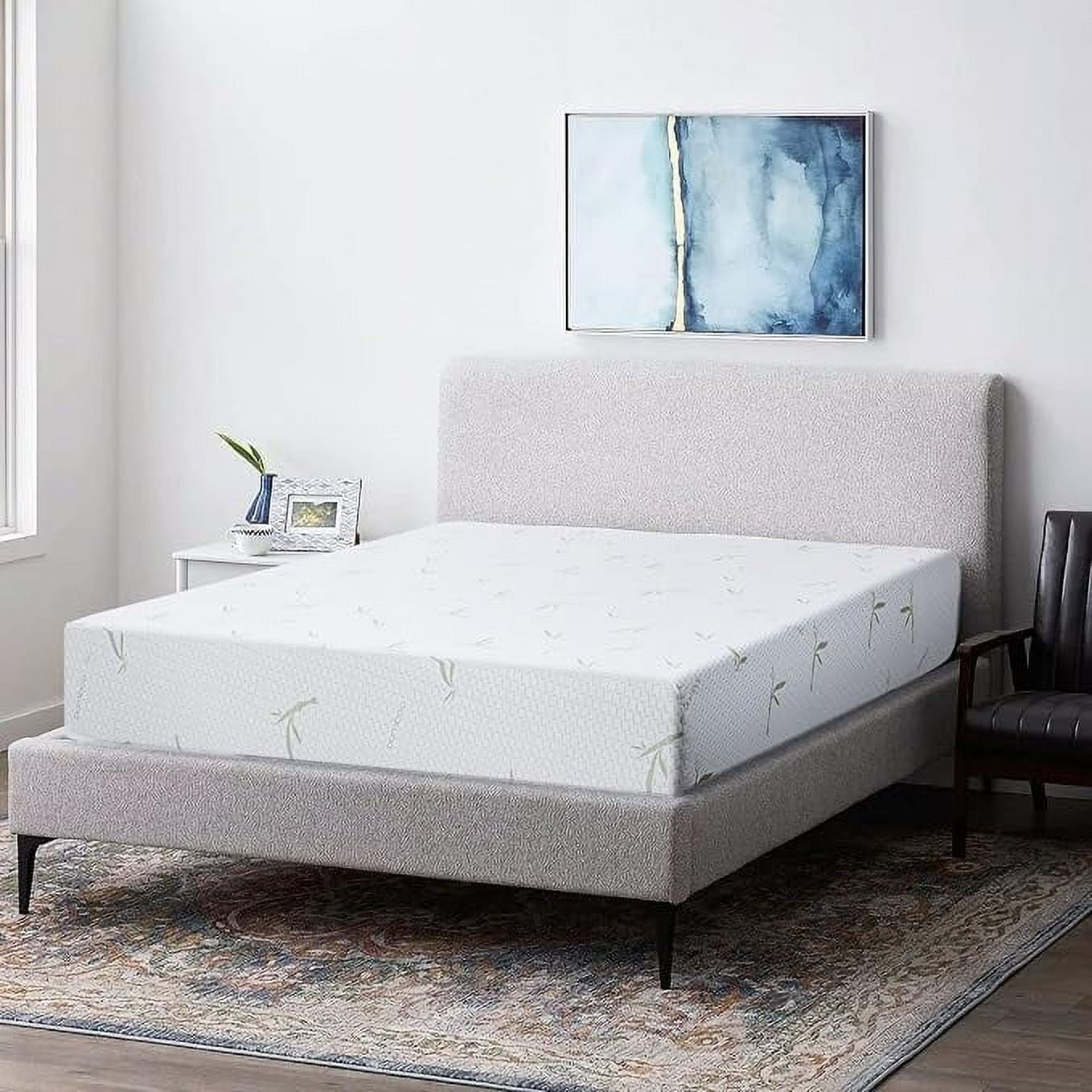 BeatMassage 8" Hypoallergenic Full Medium Firm Gel Mattress - Walmart ...