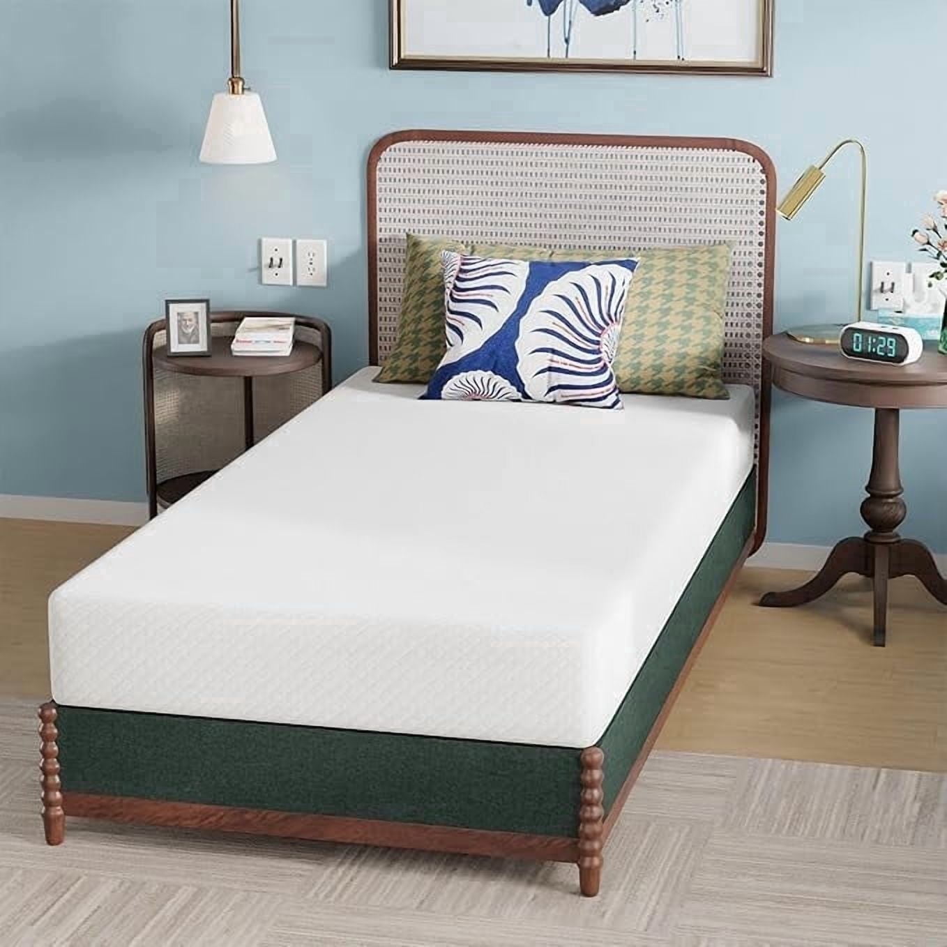 BeatMassage Memory Foam Mattress 8 inch Twin Size Gel Mattress for Cool ...