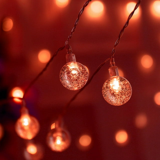 Beatineon Globe Ball String Lights 50 LED Battery Powered 16.5 FT for ...