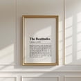 Beatitudes Matthew 5 Scripture Christian Wall Art Unframed Paper Print ...