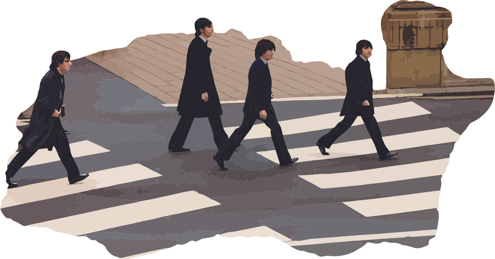 The Beatles Abbey Road Album Music Band Boyband Poster Art Aesthetic ...