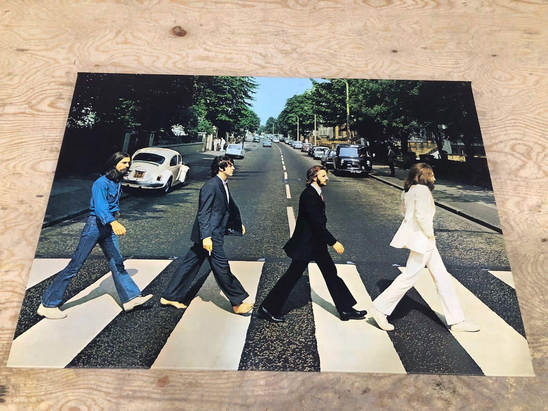 The Beatles Abbey Road, Iconic Music Album Art Print, Retro Rock Band ...
