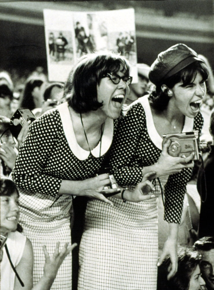 Beatles Fans Scream At A Concert At Shea Stadium History (18 x 24 ...