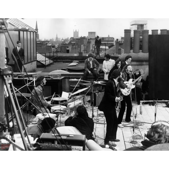 Beatles Rooftop Concert 24x36 inch rolled poster - Walmart.com