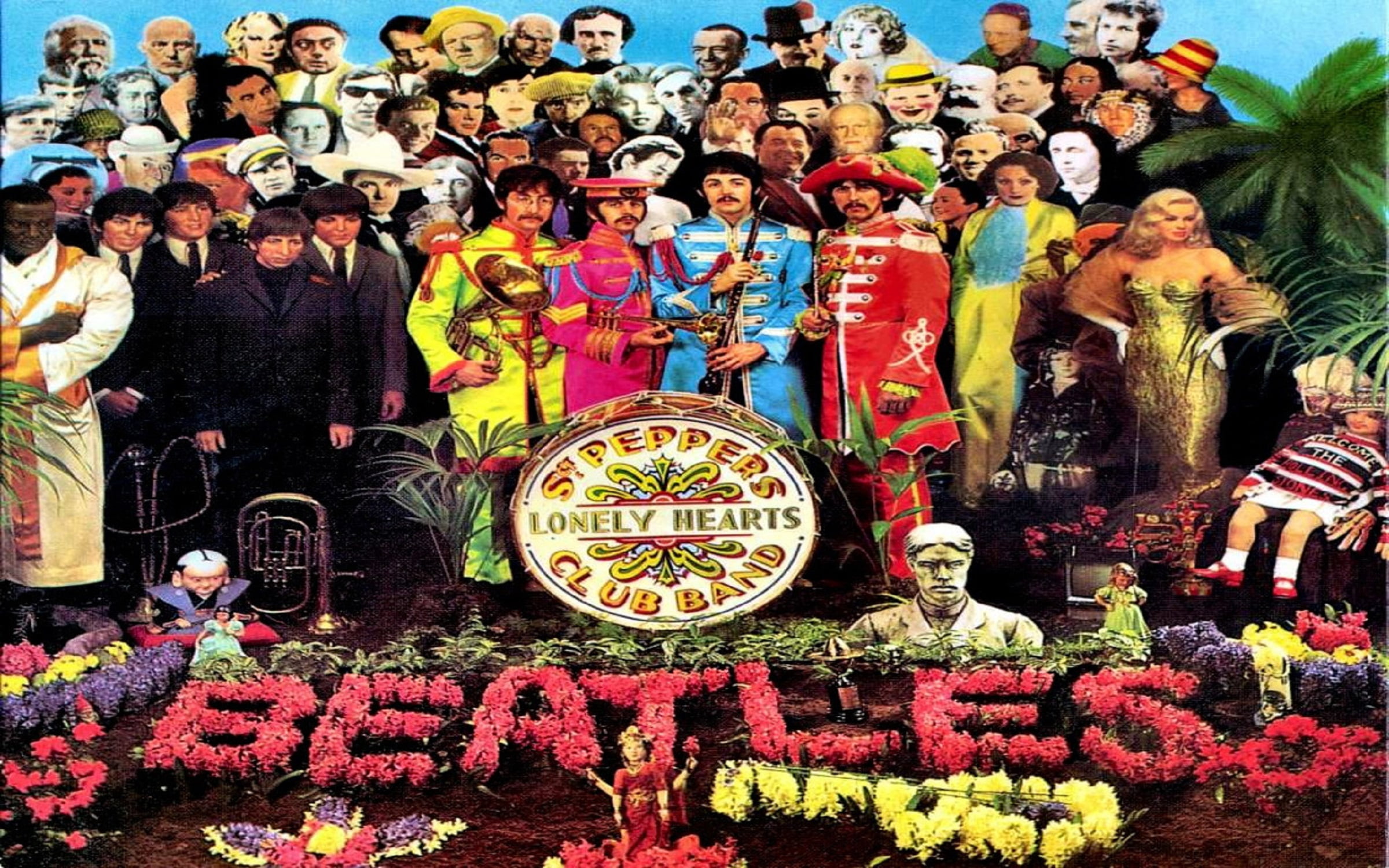 Beatles Sergeant Pepper's Lonely Heart Clubs Band 24 x 36 inch Rolled Poster - Walmart.com